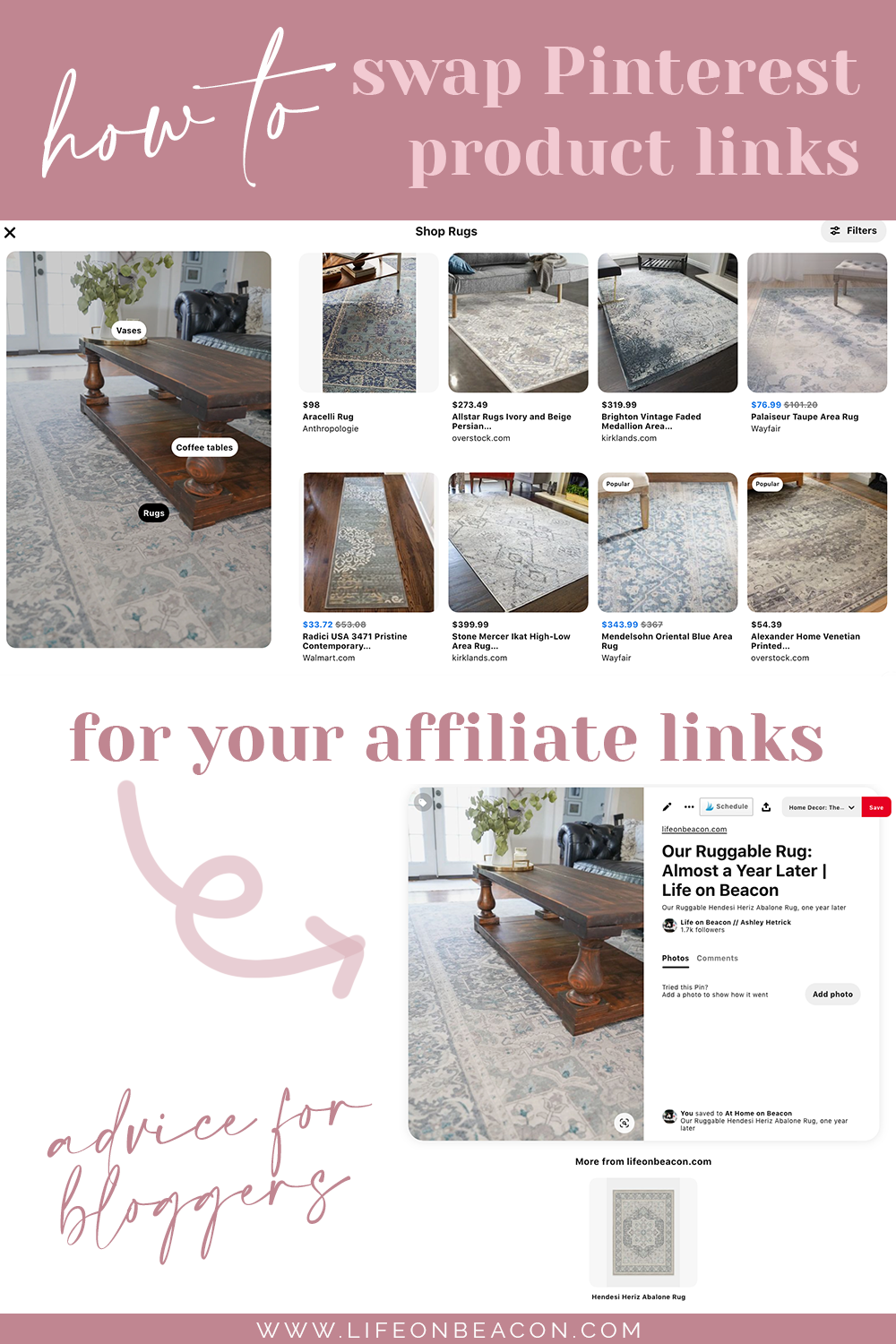 Adding Shoppable Links to Pinterest Pins | Life on Beacon