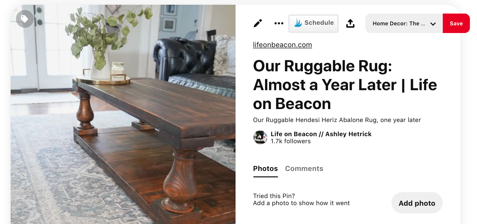Adding Shoppable Links to Pinterest Pins | Life on Beacon