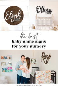 The Best Baby Name Signs for Your Nursery | Life on Beacon